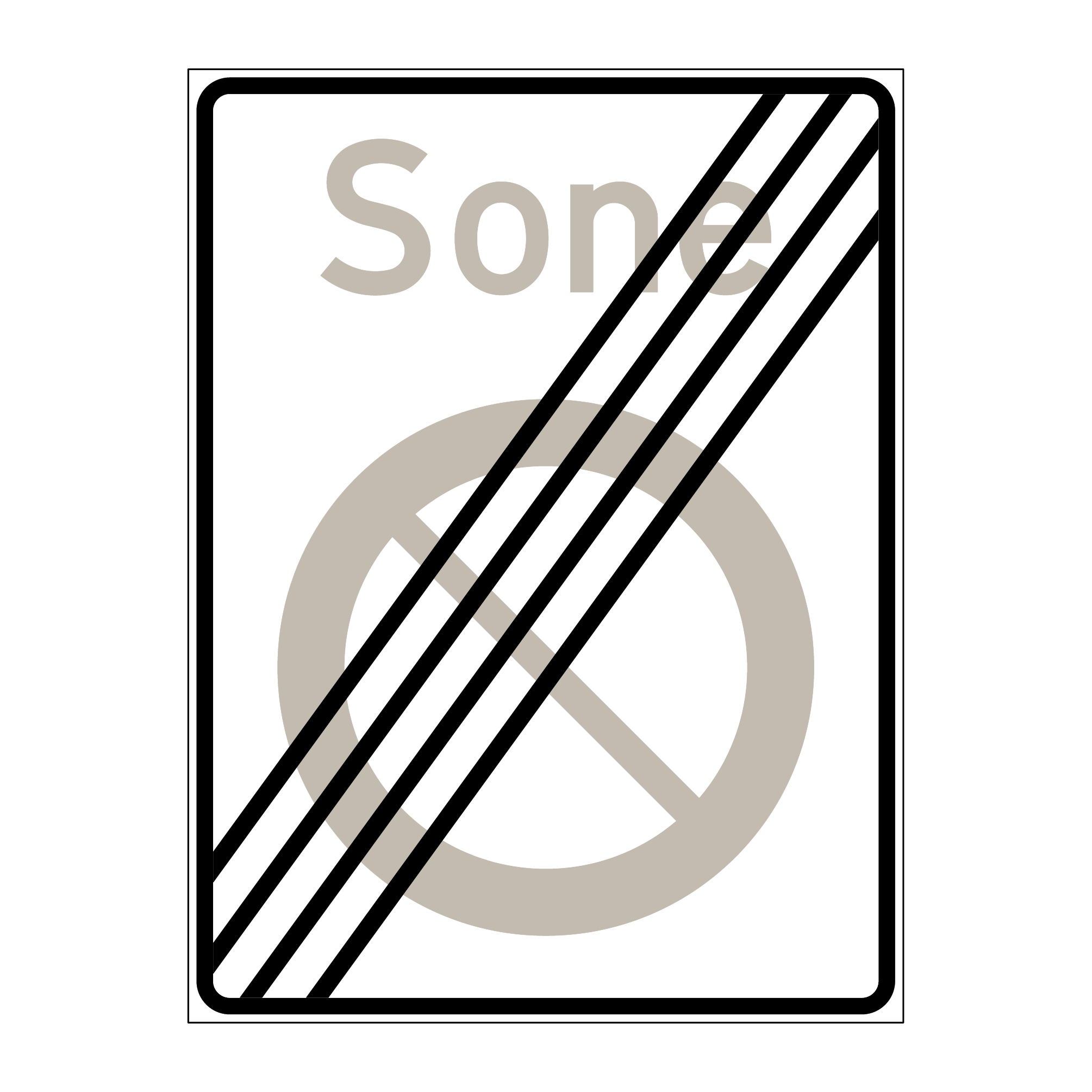 Kjøp 378.2 Slutt på parkeringssone skilt | SignOnline | NO-RO95