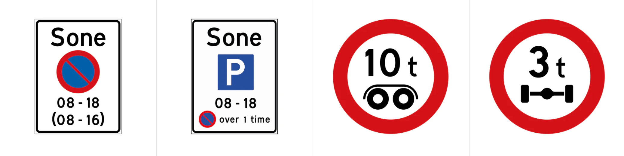 Forbudsskilt & Trafikkskilt | Stort Utvalg | SignOnline