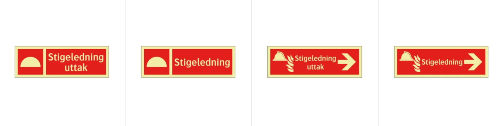 Stigeledning-skilt | Stort utvalg | SignOnline