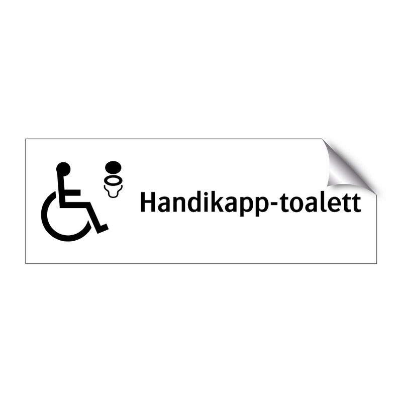 Kjøp Handikapp-toalett skilt | SignOnline | NO-I301