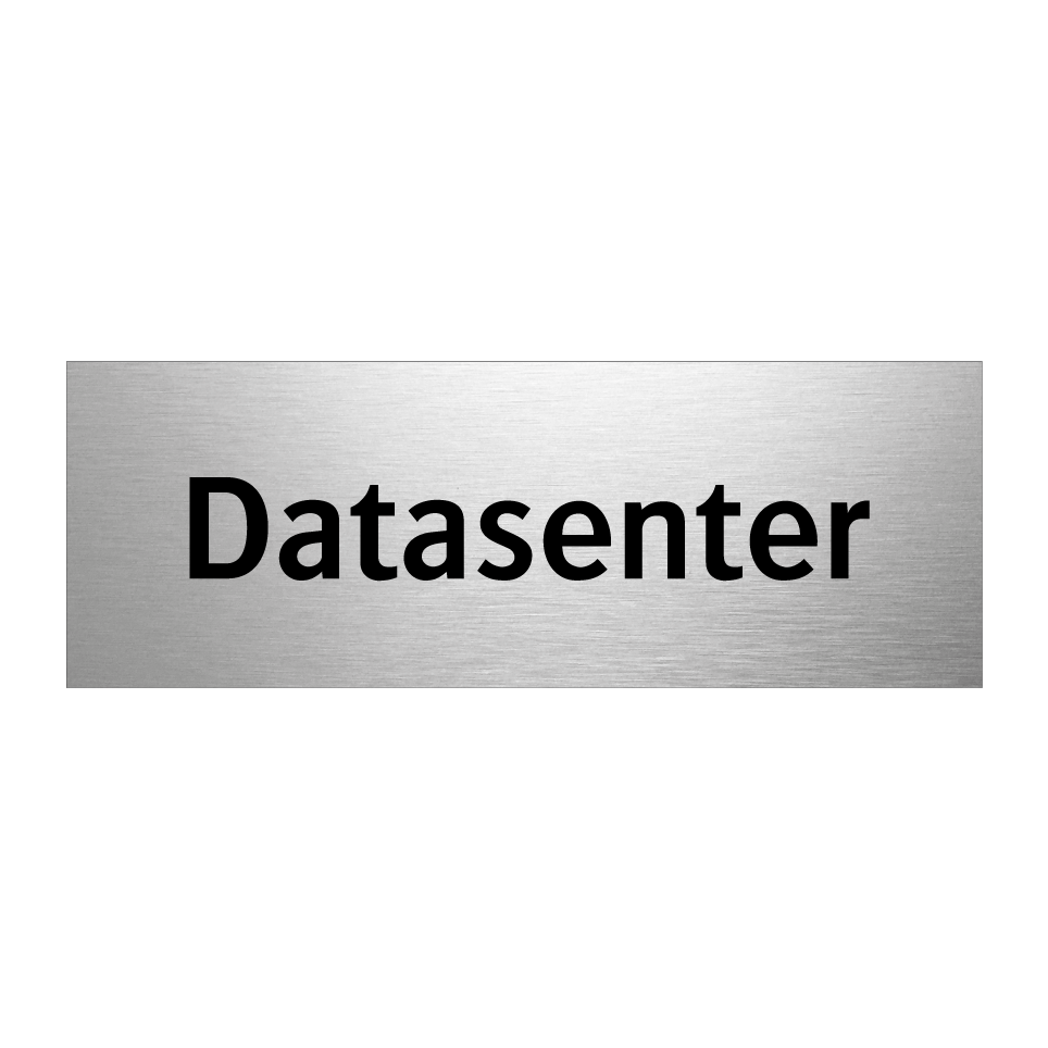 Kjøp Datasenter skilt | SignOnline | NO-I478