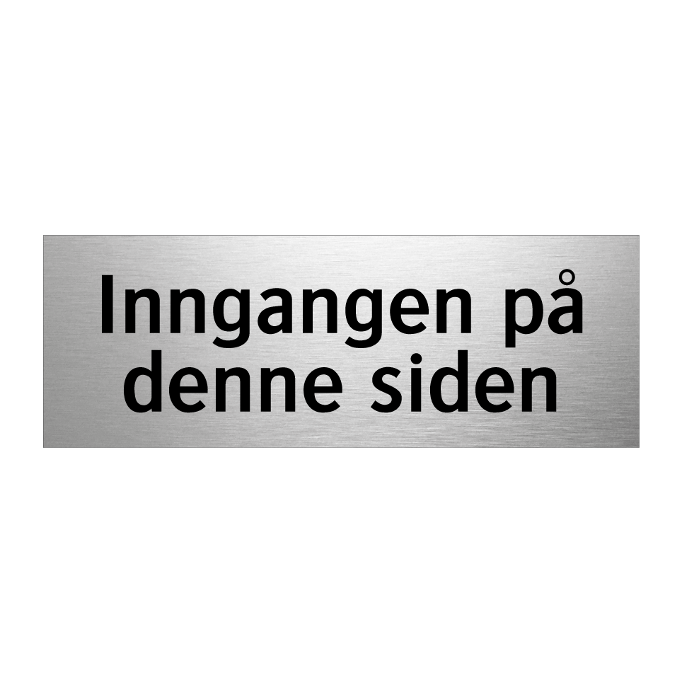 Kjøp Inngangen på denne siden skilt | SignOnline | NO-I541