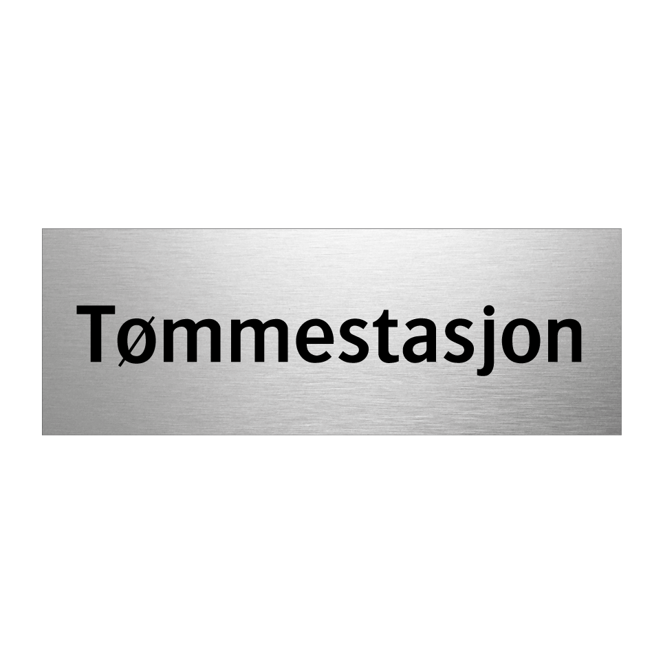 Kjøp Tømmestasjon skilt | SignOnline | NO-I632