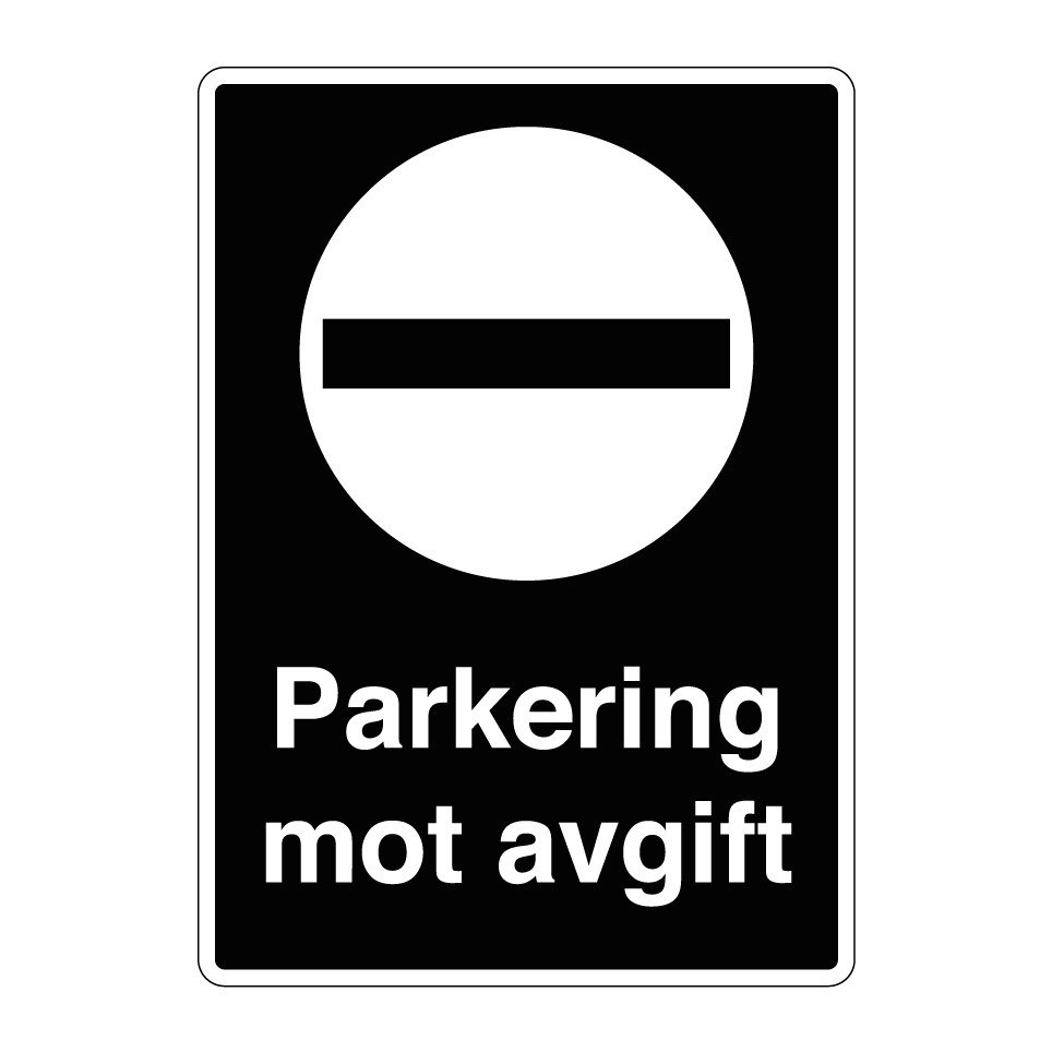 Parkering mot avgift skilt | Kjøp Online | SignOnline