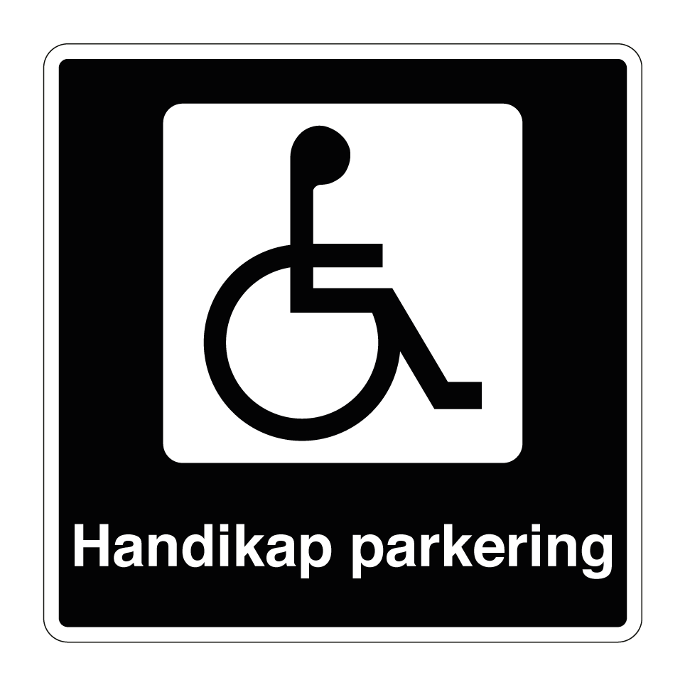 Handikap parkering skilt | Kjøp Online | SignOnline