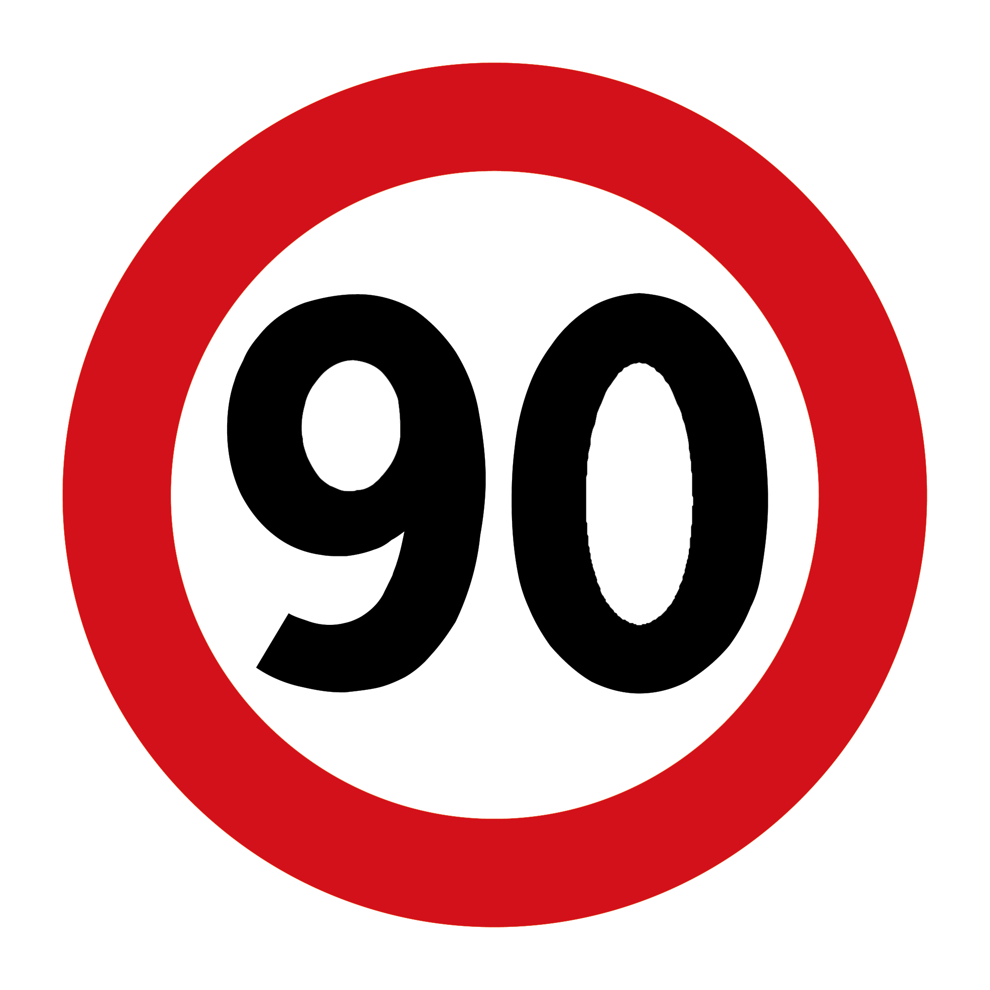 Kjøp 362.9 Fartsgrense (90) skilt | SignOnline | NO-RO79