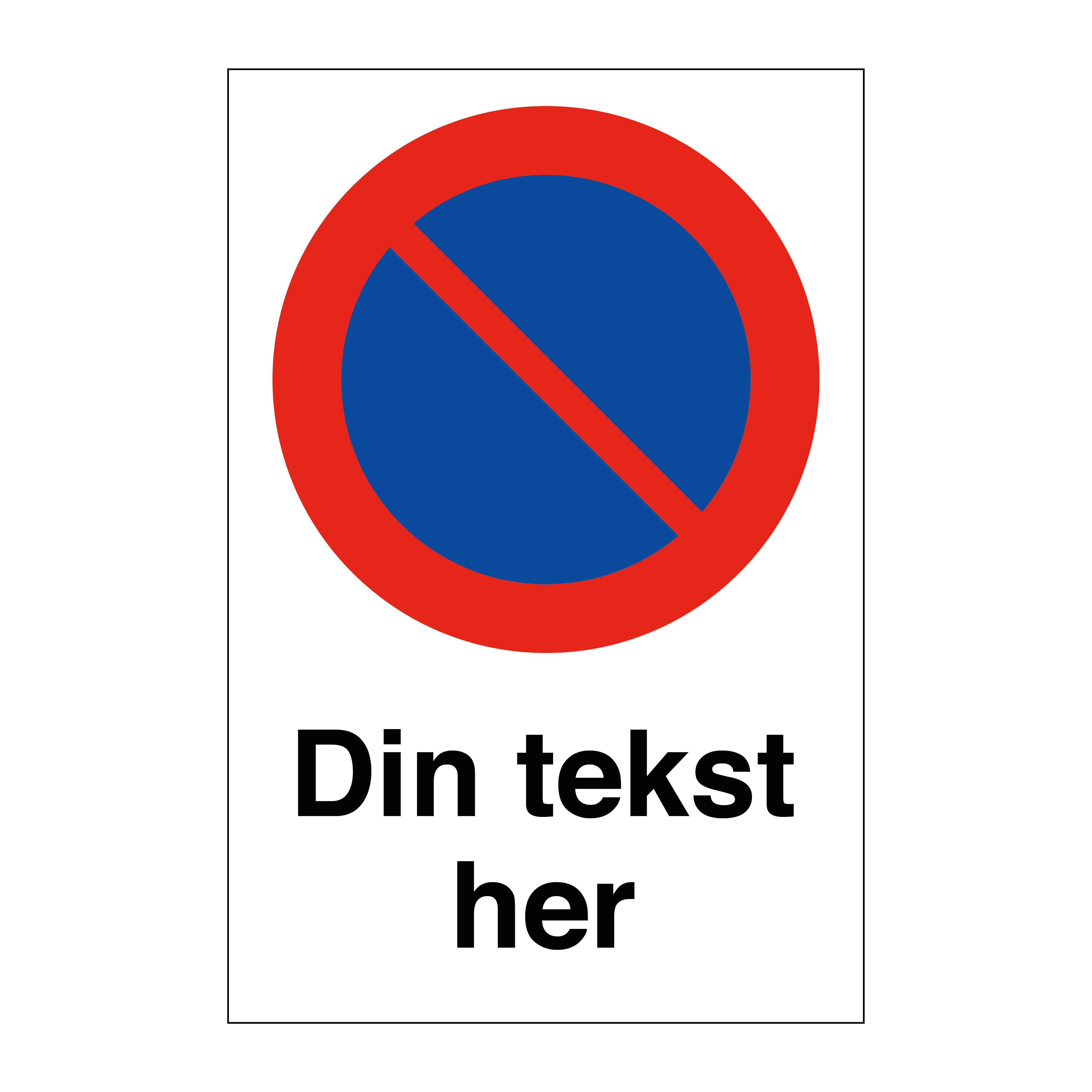 Kjøp Lag parkeringsskilt skilt | SignOnline | NO-SP-PA1