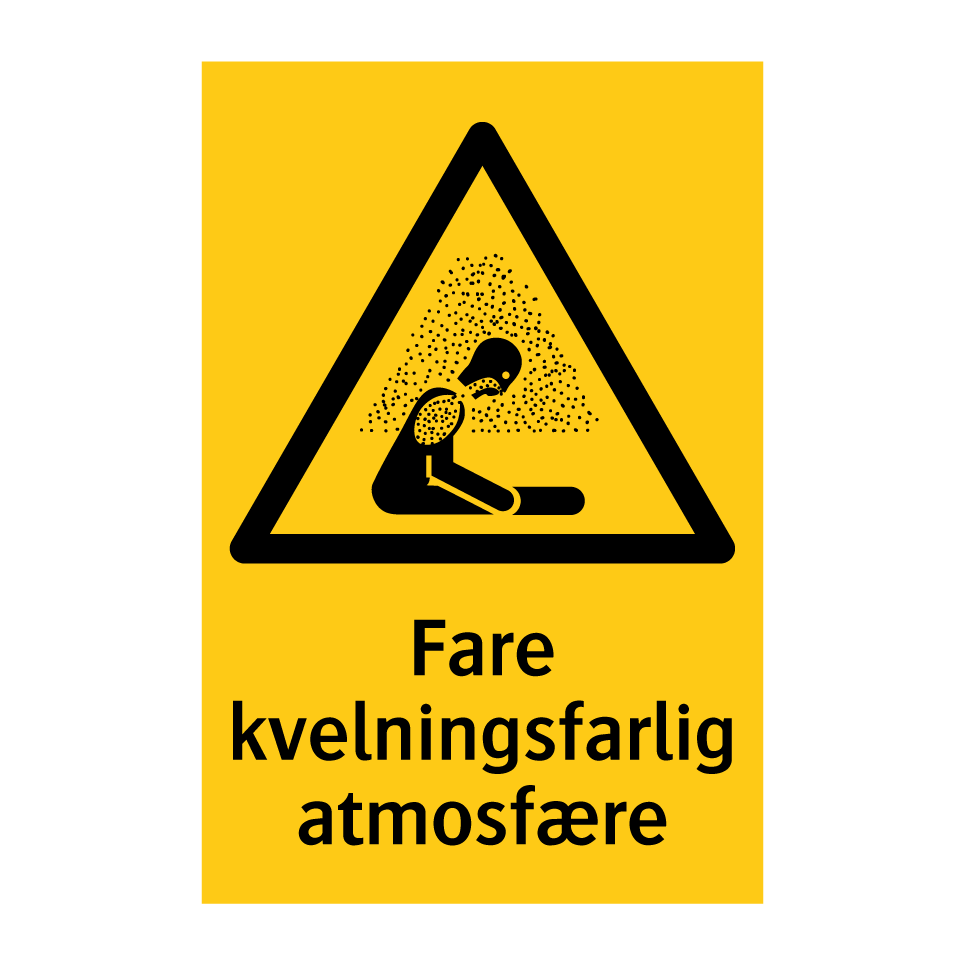 Fare kvelningsfarlig … skilt 2 | Kjøp Online | SignOnline