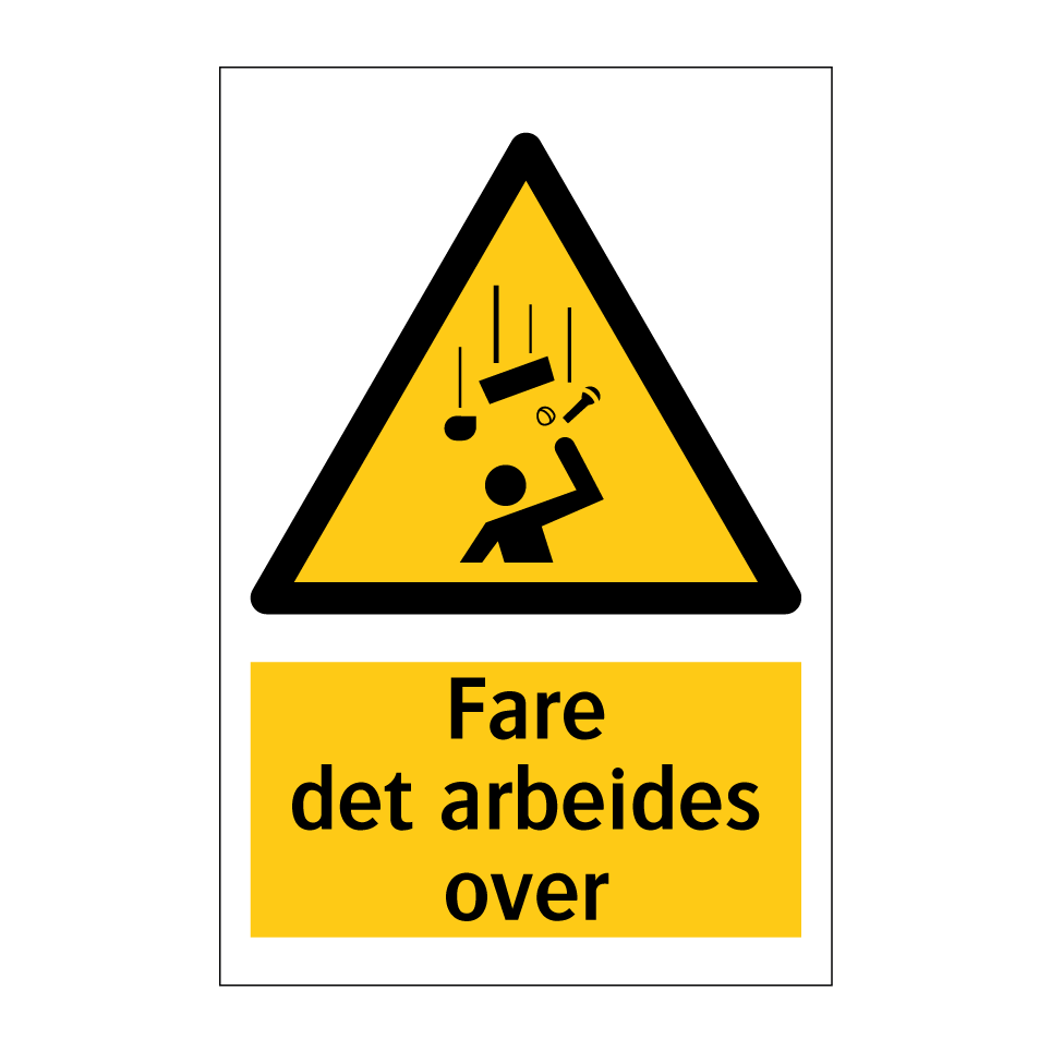 FARE Det arbeides over skilt 1 | Kjøp Online | SignOnline