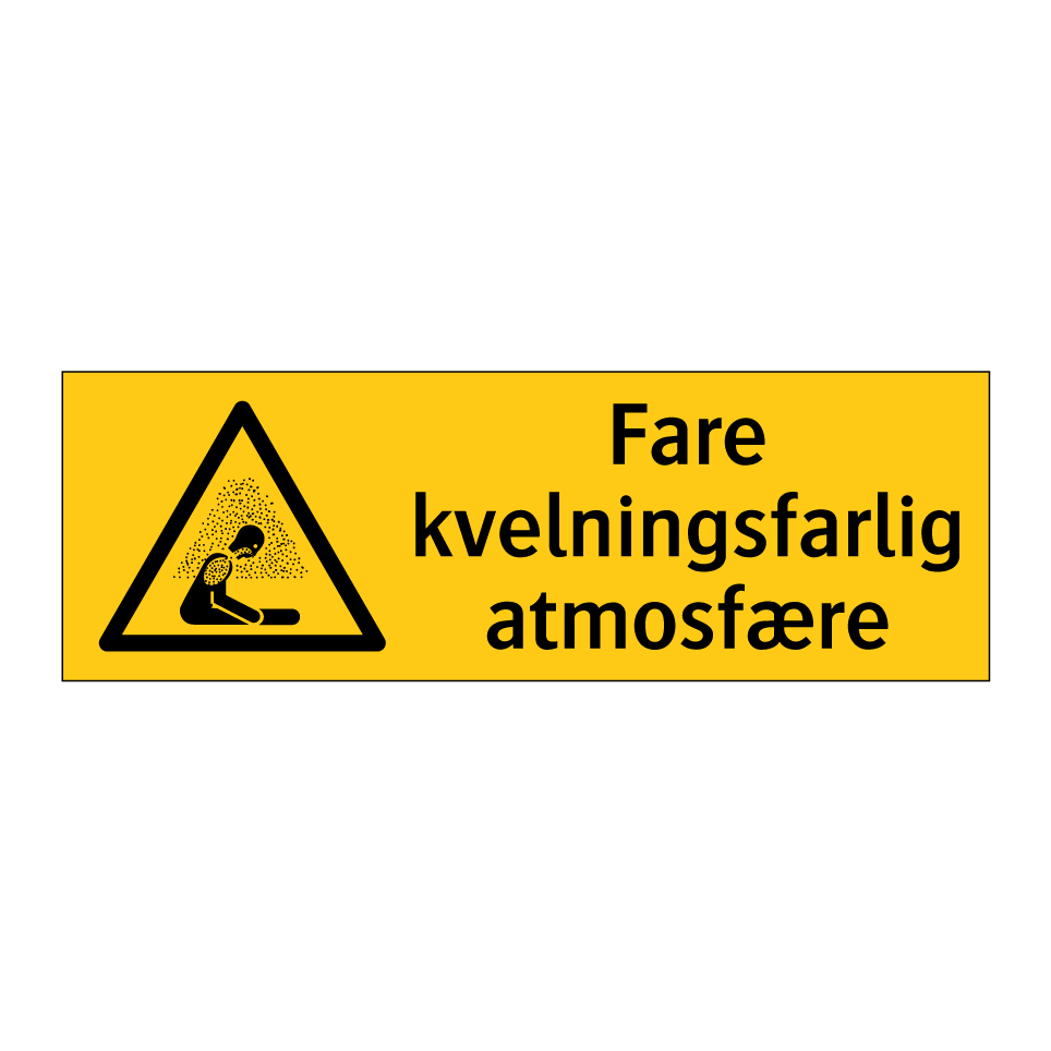 Fare kvelningsfarlig … skilt 5 | Kjøp Online | SignOnline